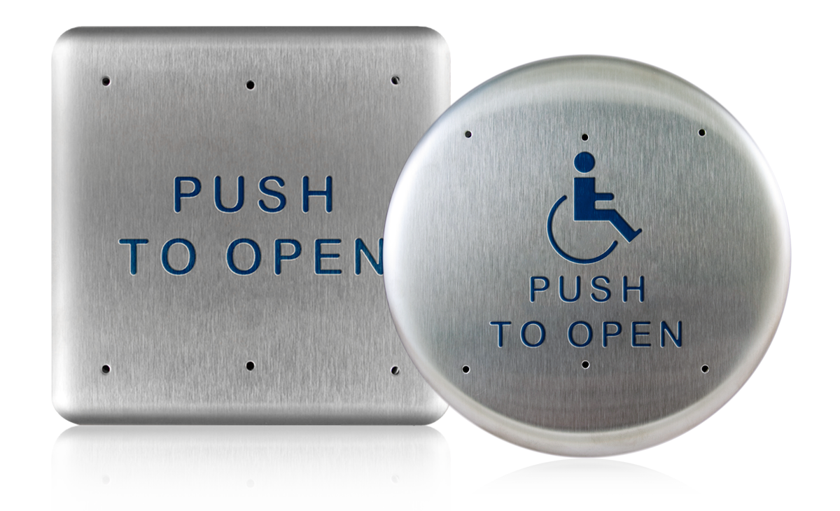 6 INCH ROUND & SQUARE PUSH PLATES | BEA Sensors