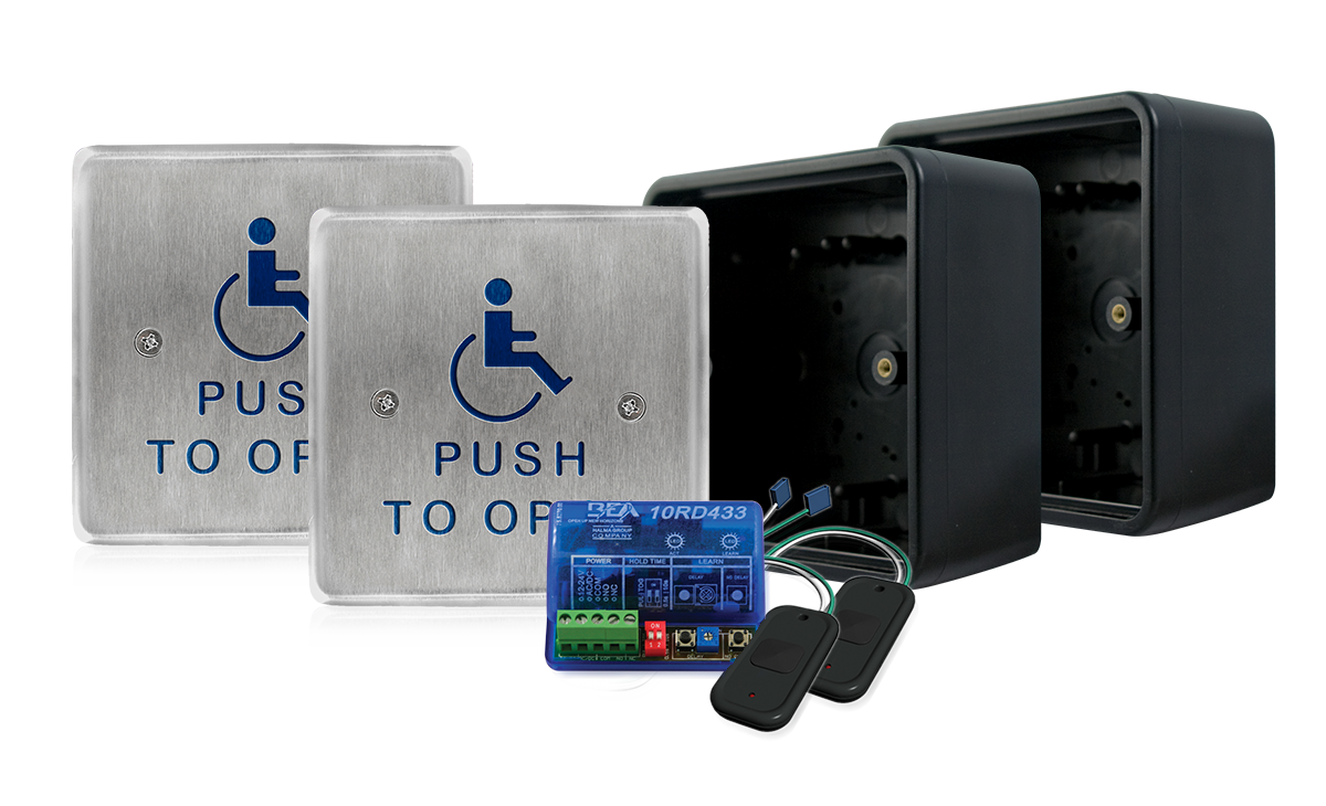 Security Push Plate Packages | BEA Sensors