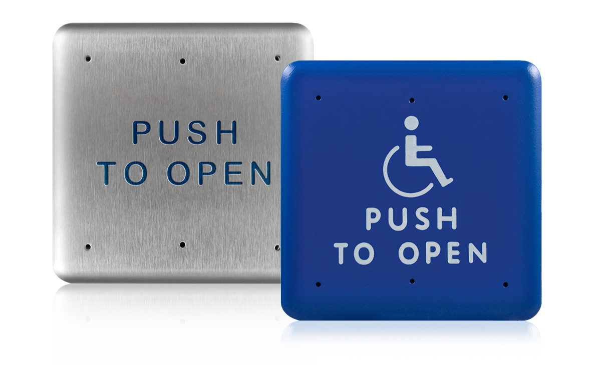 4.75 INCH SQUARE PUSH PLATES | BEA Sensors